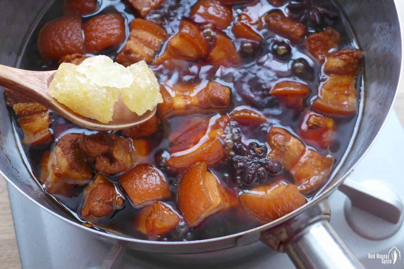 Braised Pork Belly (Hong Shao Rou/红烧肉), an Easy Version - Red House Spice