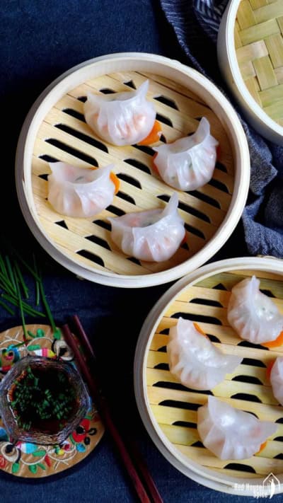 Har gow: dim sum shrimp dumplings (虾饺) - Red House Spice
