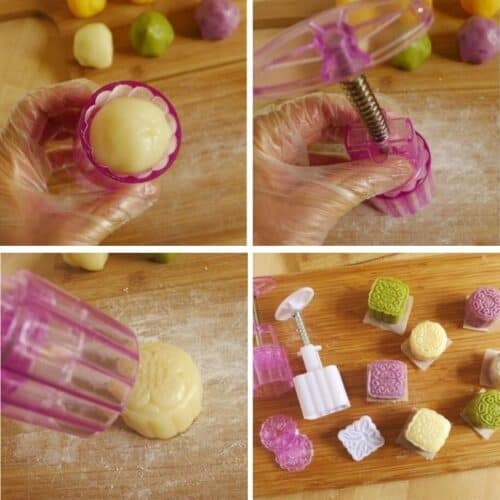 Snow Skin Mooncake with Custard Filling (冰皮月饼) | Red House Spice
