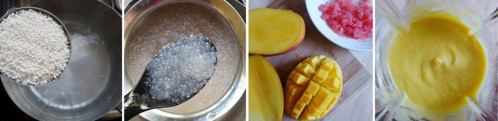 Mango sago with grapefruit (杨枝甘露) - Red House Spice