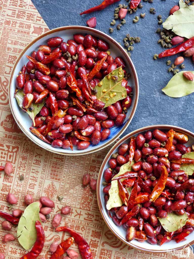 Sichuan spicy peanuts (Mala peanuts, 麻辣花生) - Red House Spice
