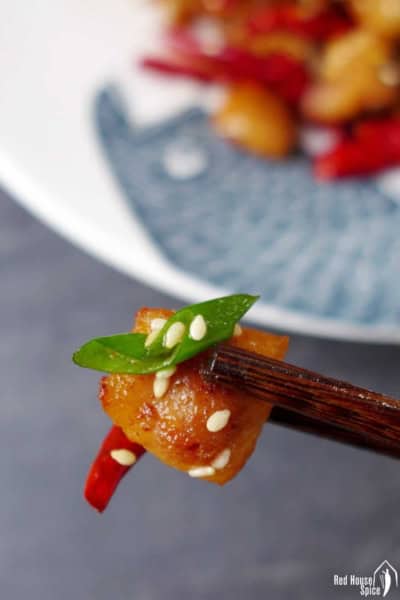 Mala chicken (Chongqing Laziji, 辣子鸡) - Red House Spice