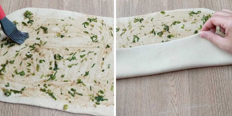 Chinese flower rolls with scallions (Hua Juan, 花卷) - Red House Spice