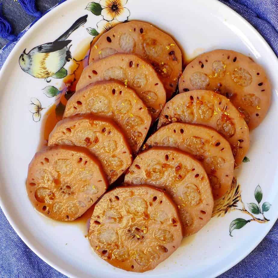 Sweet Lotus Root With Sticky Rice Red House Spice Sweet Lotus Root With Sticky Rice Red House Spice
