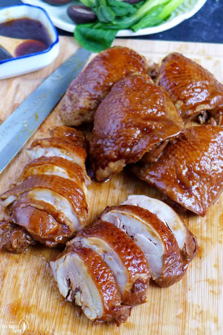 Soy Sauce Chicken (See Yao Gai/豉油鸡) - Red House Spice