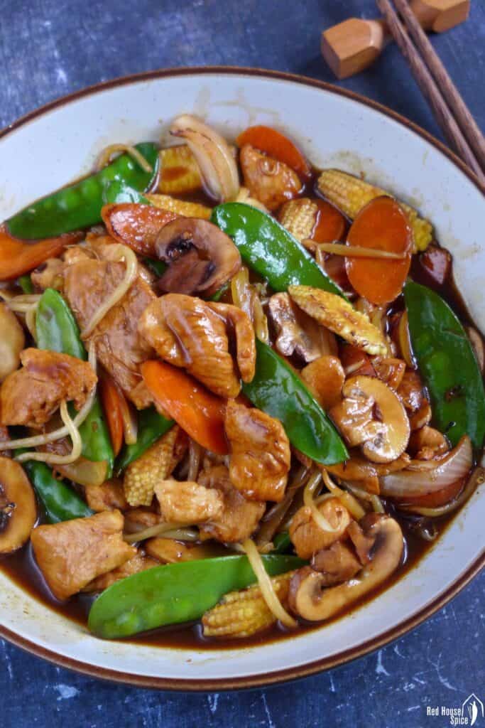 Chicken Chop Suey (with an easy stir-fry sauce) - Red House Spice