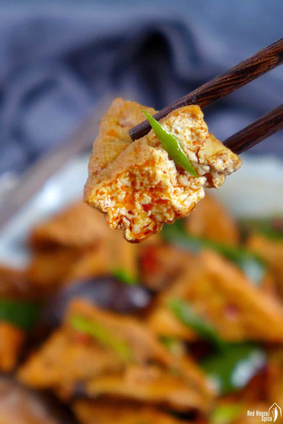 Braised Tofu Sichuan Style (家常豆腐) - Red House Spice