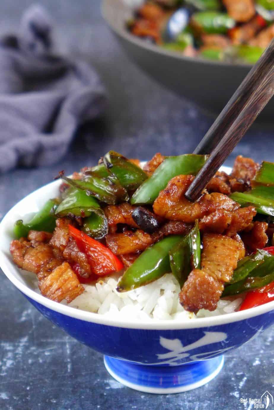 Hunan Pork Stir-fry (湖南小炒肉) - Red House Spice