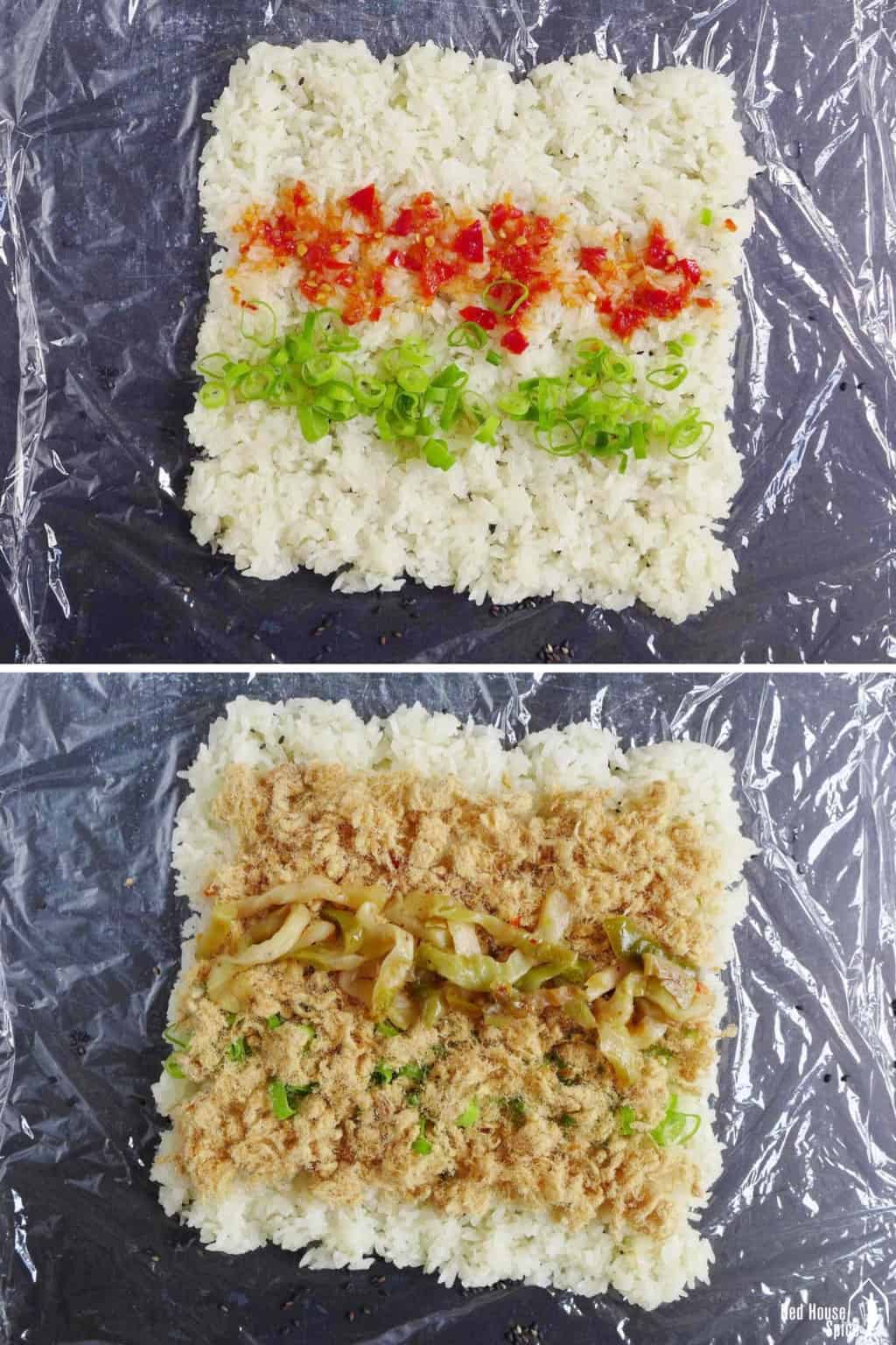 Fan Tuan (Stuffed Sticky Rice Roll, 饭团) - Red House Spice