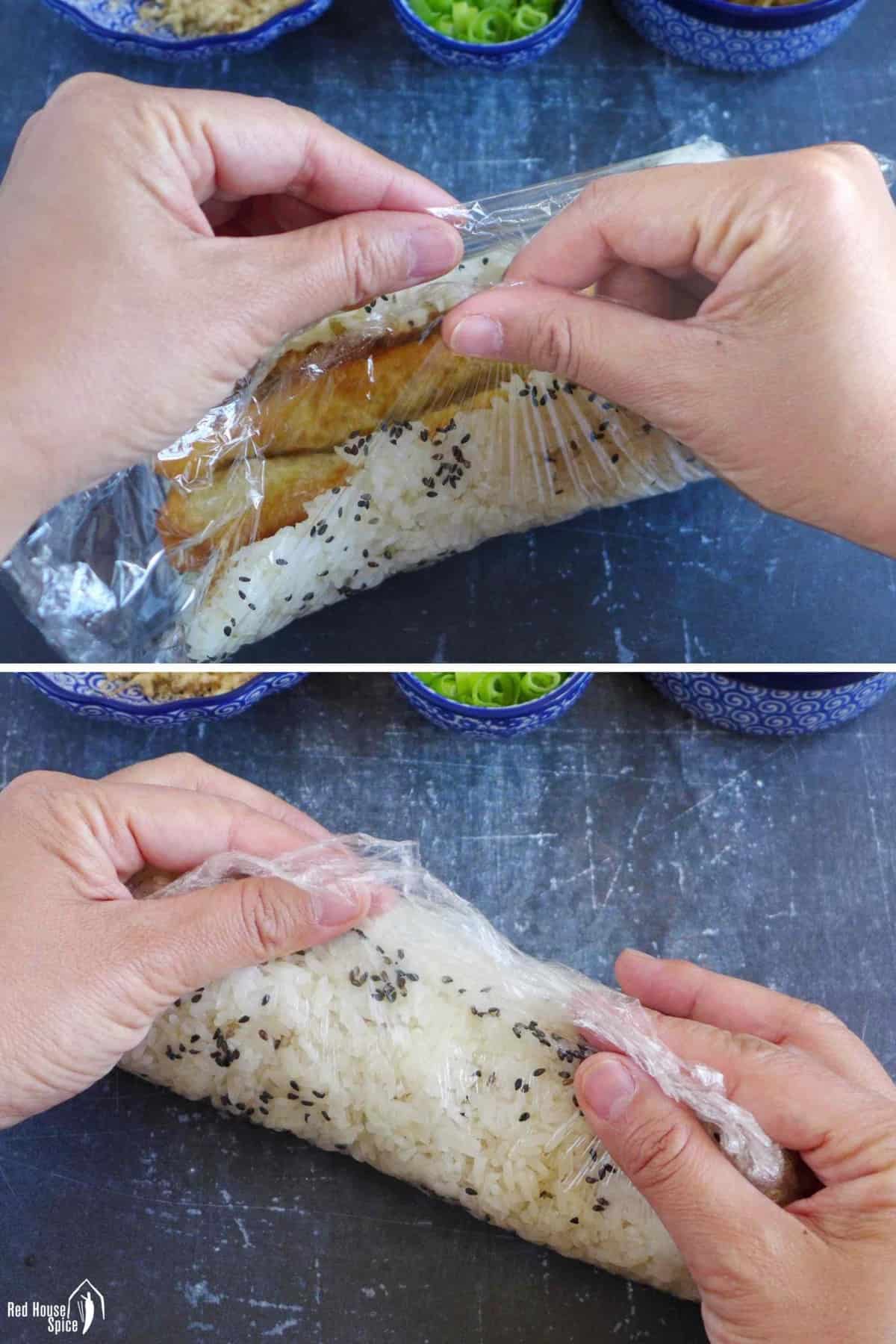 Fan Tuan (Stuffed Sticky Rice Roll, 饭团) - Red House Spice