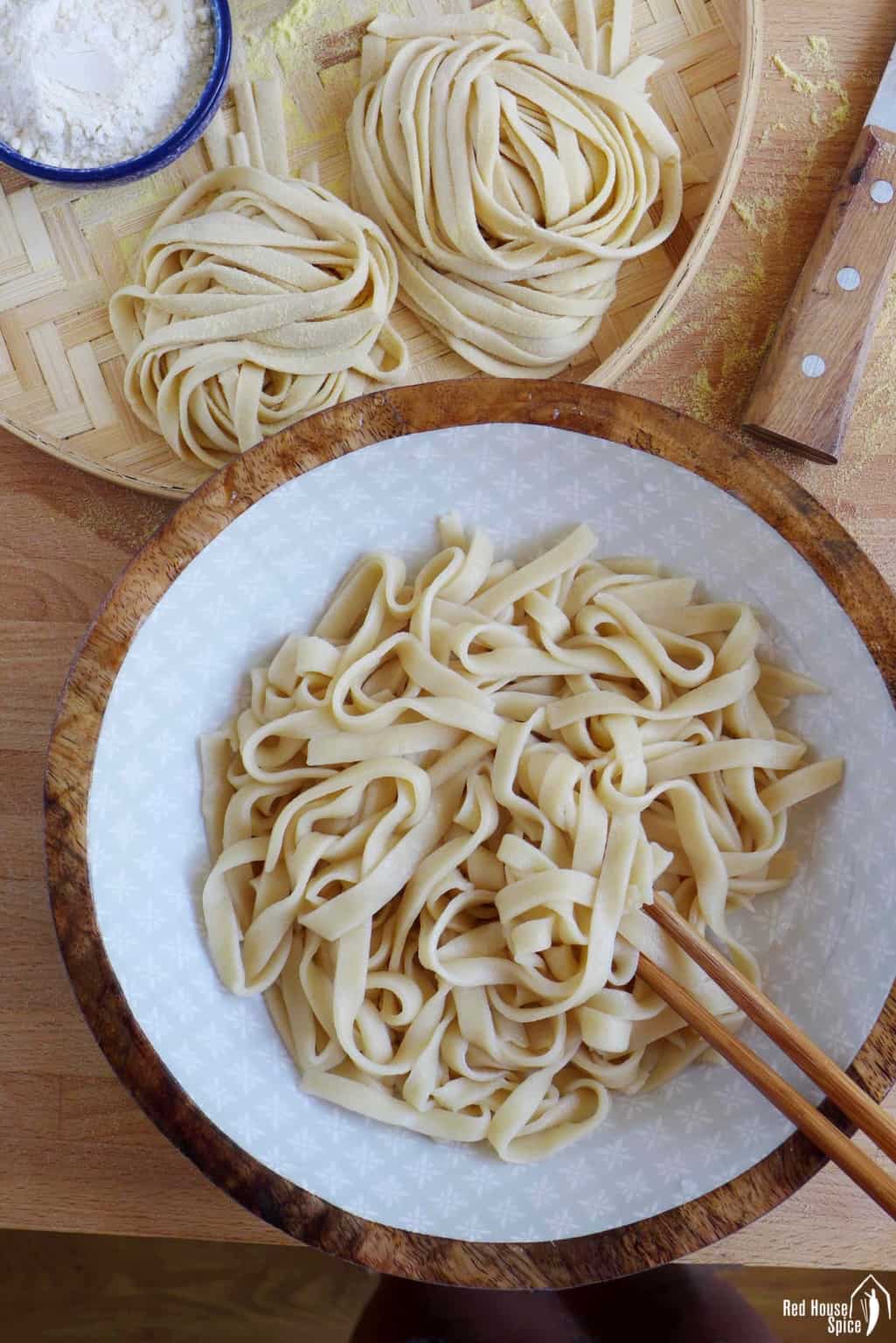 Easy Homemade Noodles (No Machine Required) - Red House Spice
