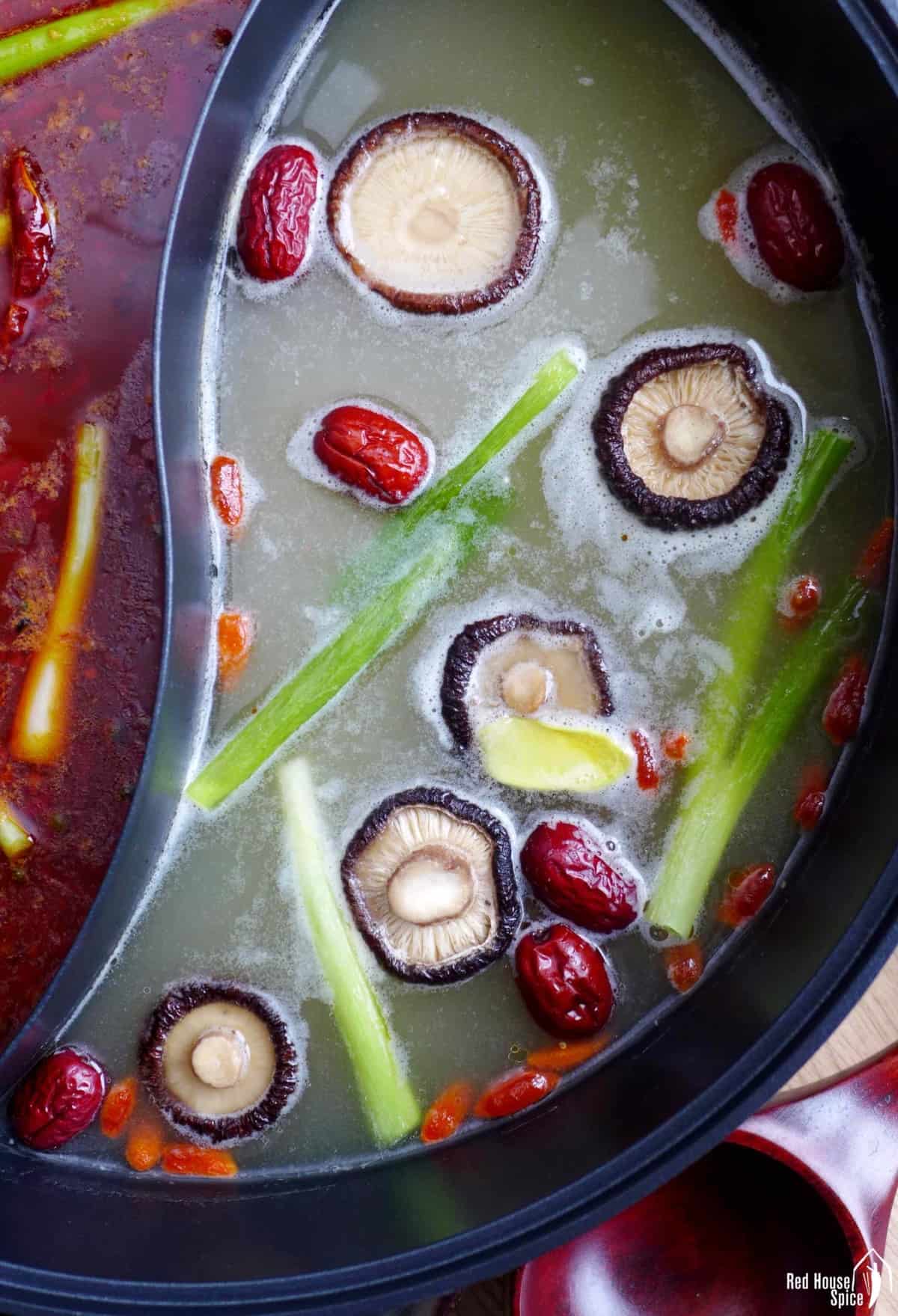 Homemade Hot Pot Broth (Spicy and Mild) - Red House Spice