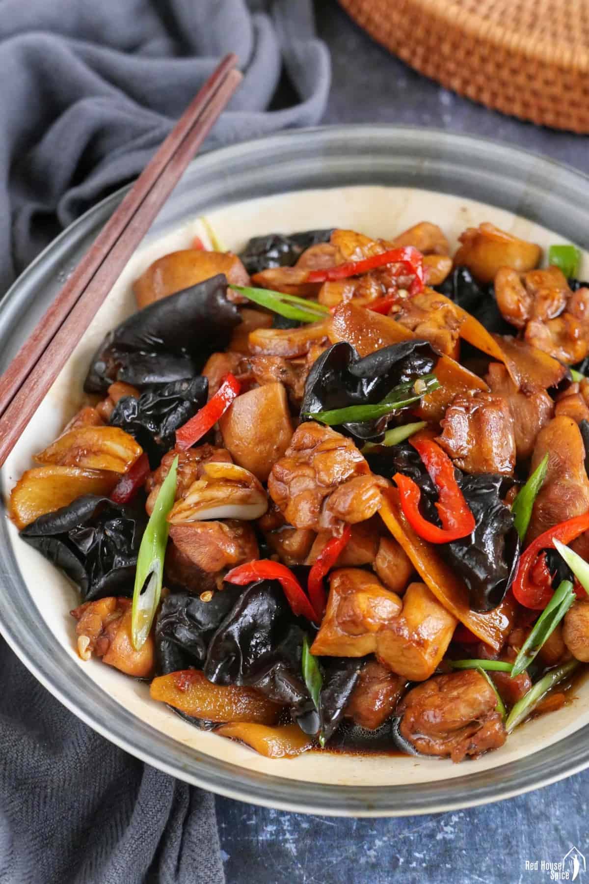 Ginger Chicken (老姜鸡) - Red House Spice