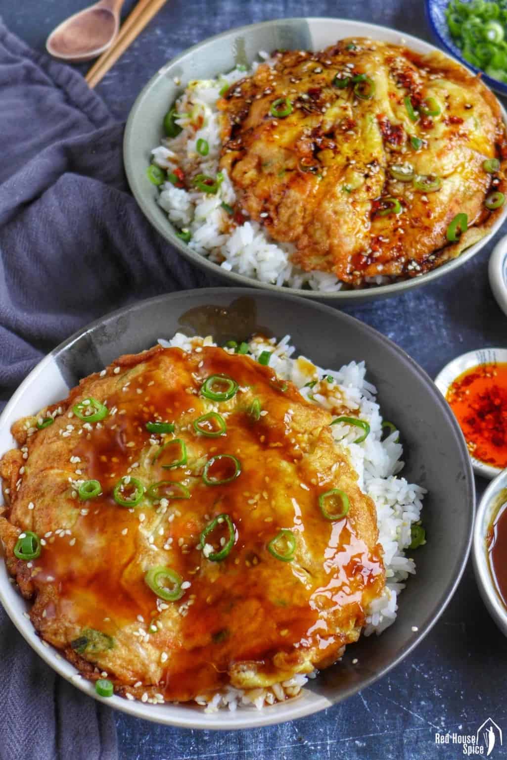 Egg Foo Young (Chinese Omelette, 芙蓉蛋) - Red House Spice