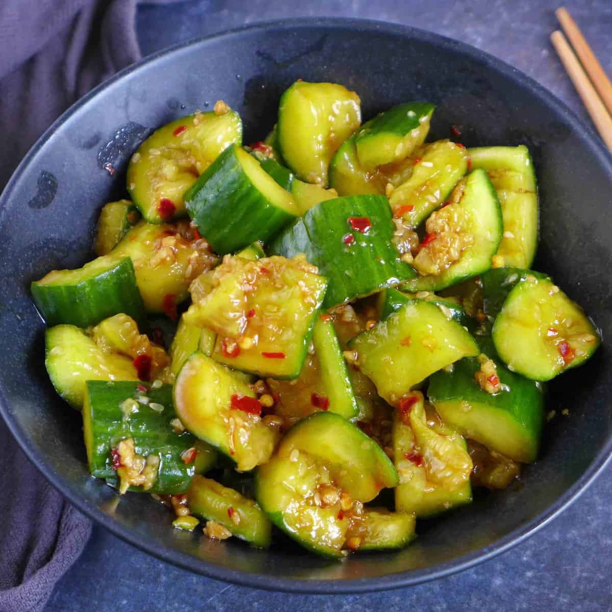 Smashed Cucumber Salad (拍黄瓜) - Red House Spice