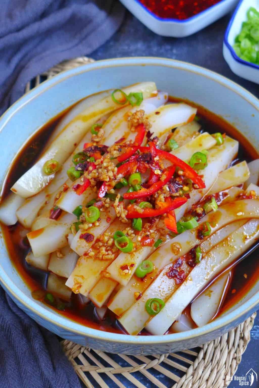 Liang Fen (Mung Bean Jelly Noodles, 凉粉) - Red House Spice