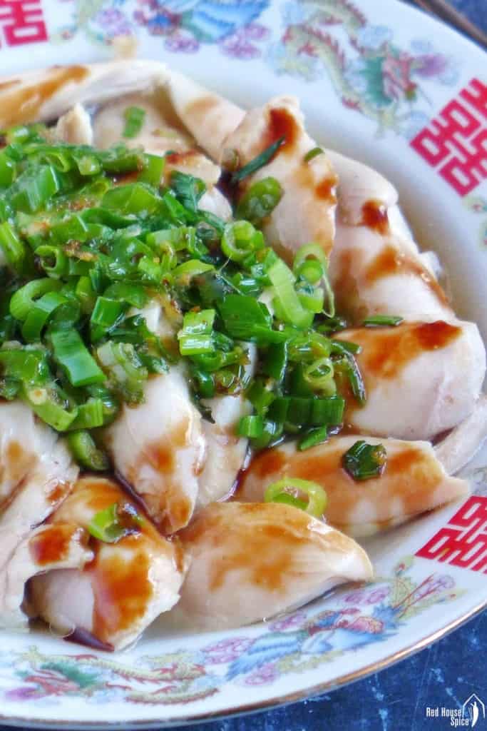Scallion Oil Chicken (葱油鸡) - Red House Spice