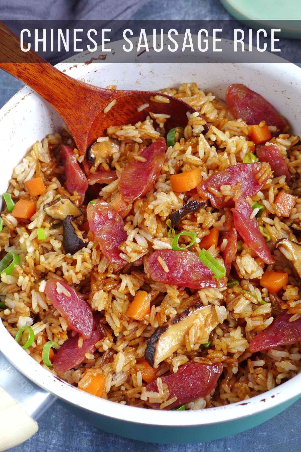 Chinese Sausage Rice (腊肠饭) - Red House Spice