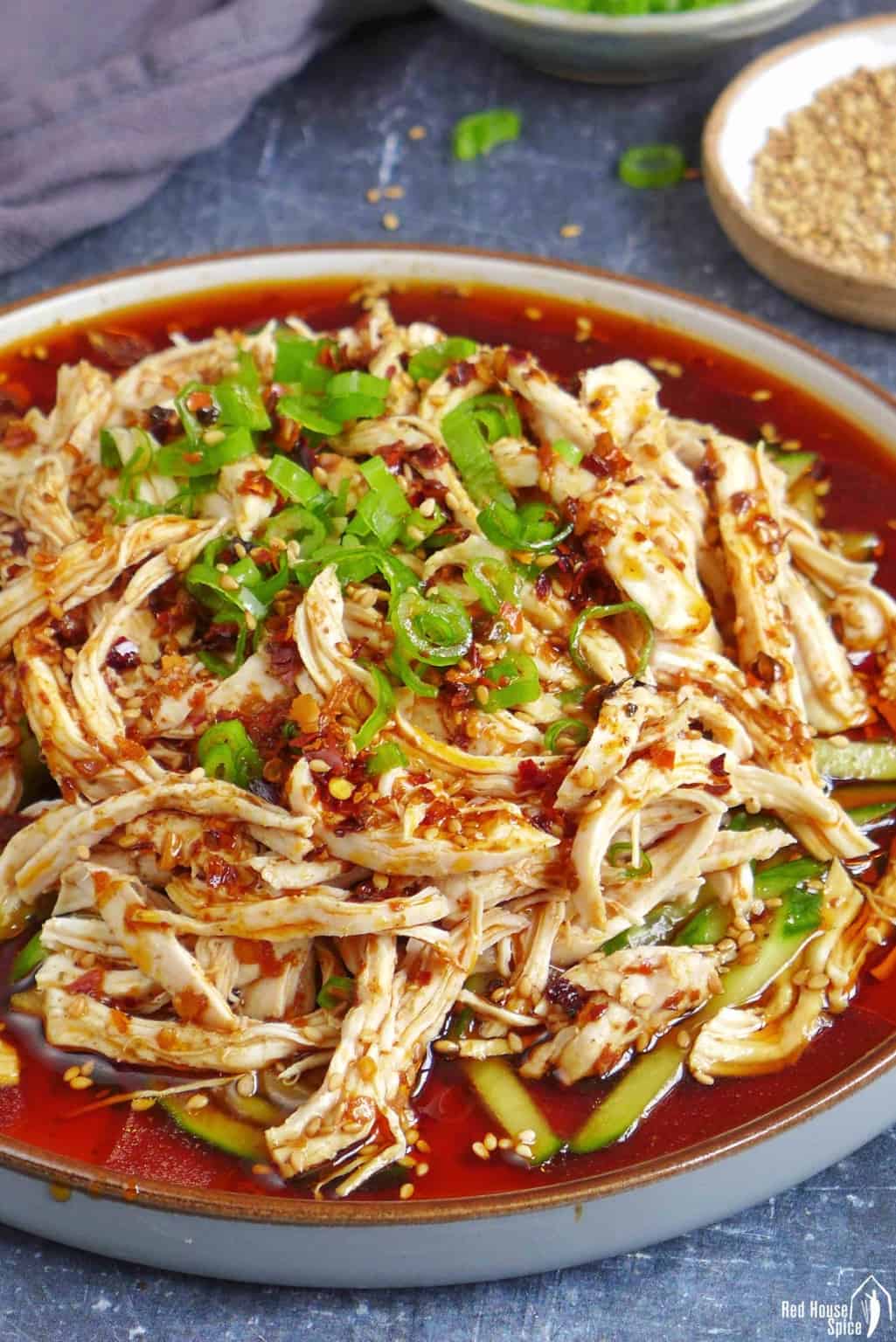 Bang Bang Chicken, the Original Sichuan Version - Red House Spice