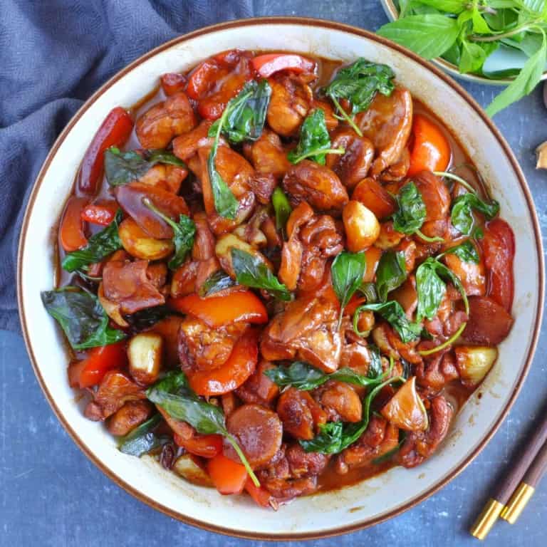 Hunan Chicken Stir-Fry (湖南小炒鸡) - Red House Spice