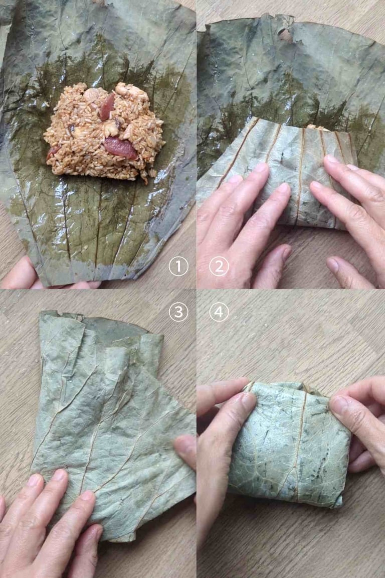 Lo Mai Gai (Dim Sum Sticky Rice Chicken) - Red House Spice