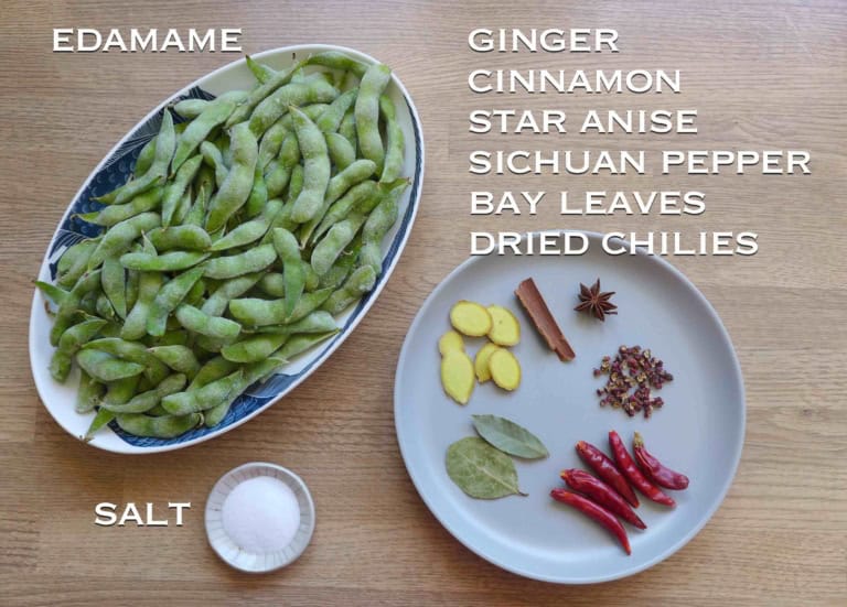 Five Spice Edamame (五香毛豆) - Red House Spice