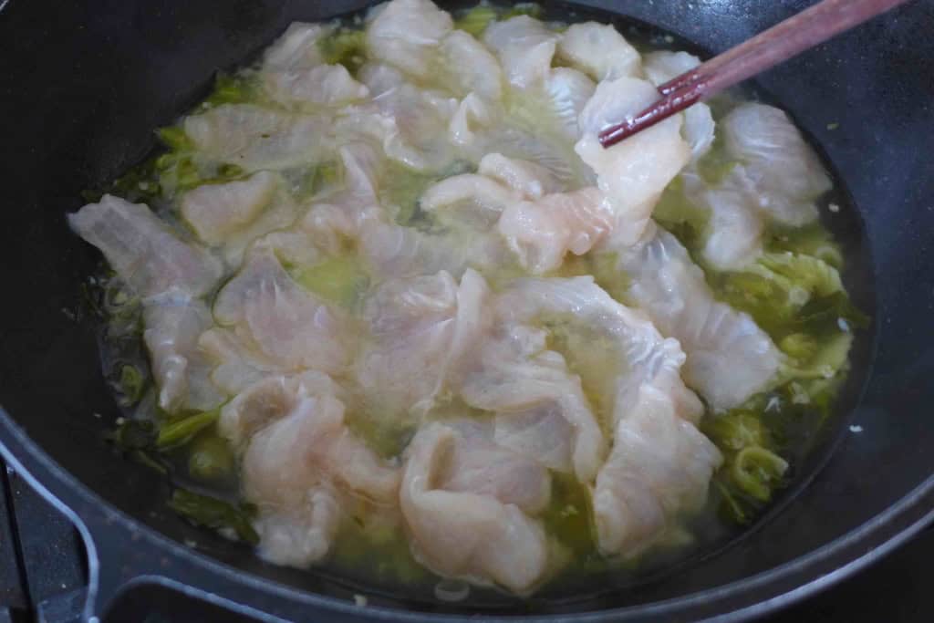 Suan Cai Yu (Sichuan Fish with Sour Vegetable, 酸菜鱼) - Red House Spice
