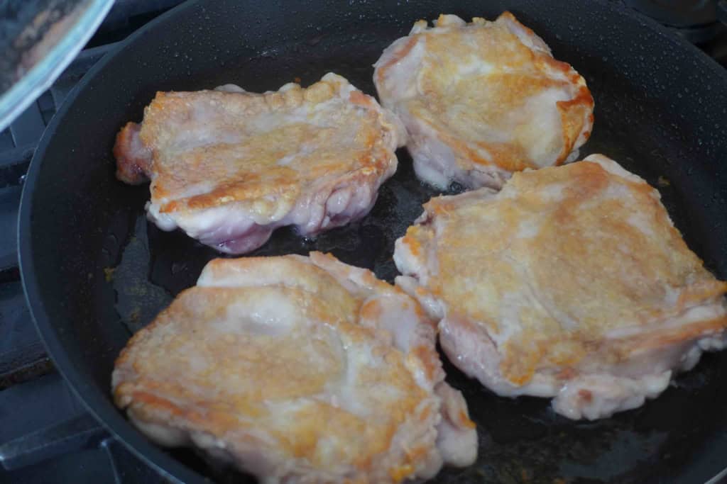 Scallion Chicken Chops (葱烧鸡腿) - Red House Spice