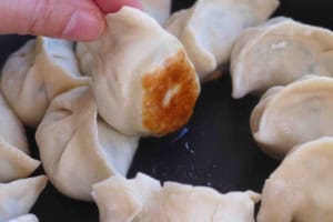 Pan-Fried Pork and Chive Dumplings - Red House Spice