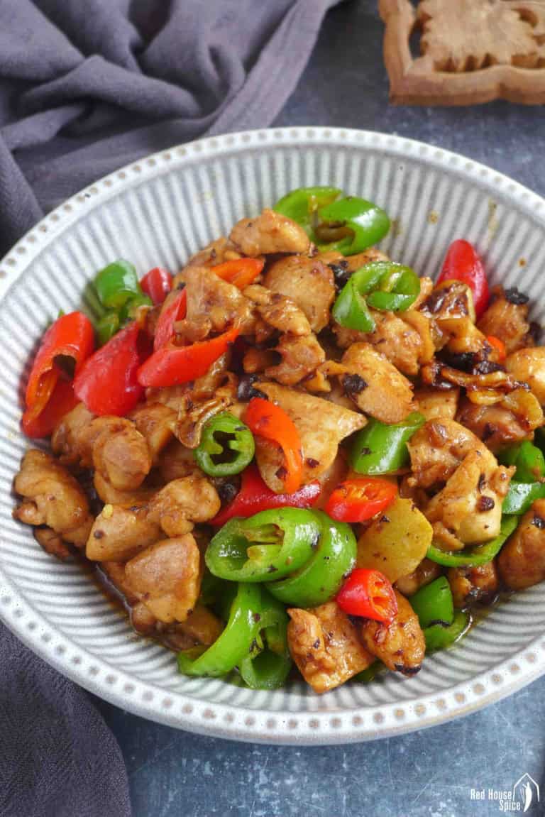 Hunan Chicken Stir-Fry (湖南小炒鸡) - Red House Spice