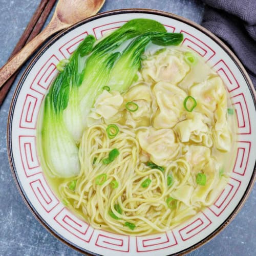 Wonton Noodle Soup (云吞面) - Red House Spice