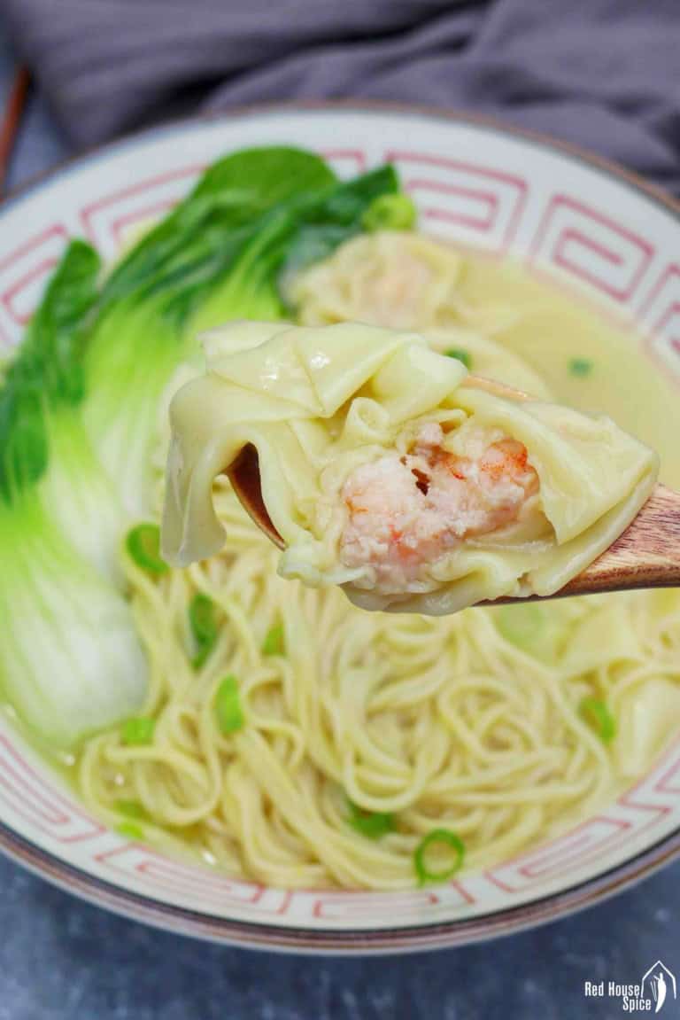 Wonton Noodle Soup (云吞面) - Red House Spice