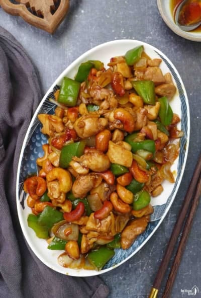 Cashew Chicken Stir-Fry (腰果鸡丁) - Red House Spice